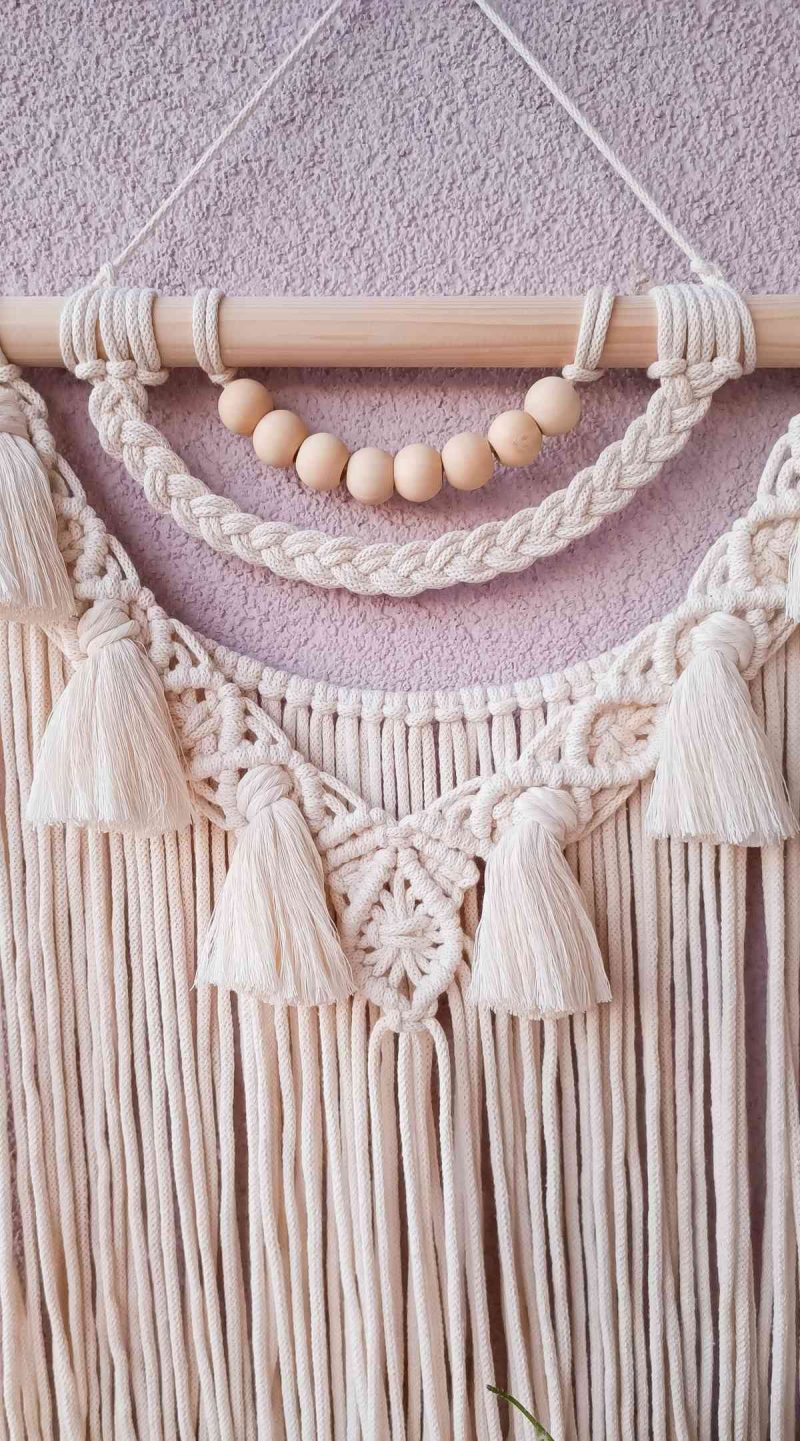Makrame zidna polica LEA - Fantea ♥ the best DIY & macrame